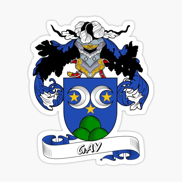 "Gay" Sticker for Sale by HaroldHeraldry | Redbubble