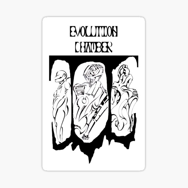 "Evo Chamber" Sticker for Sale by azprm | Redbubble