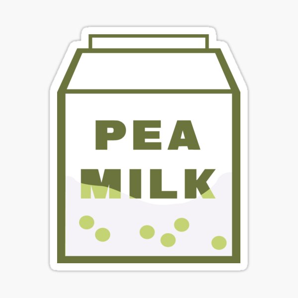 "Pea Milk" Sticker for Sale by kozuchanizm | Redbubble