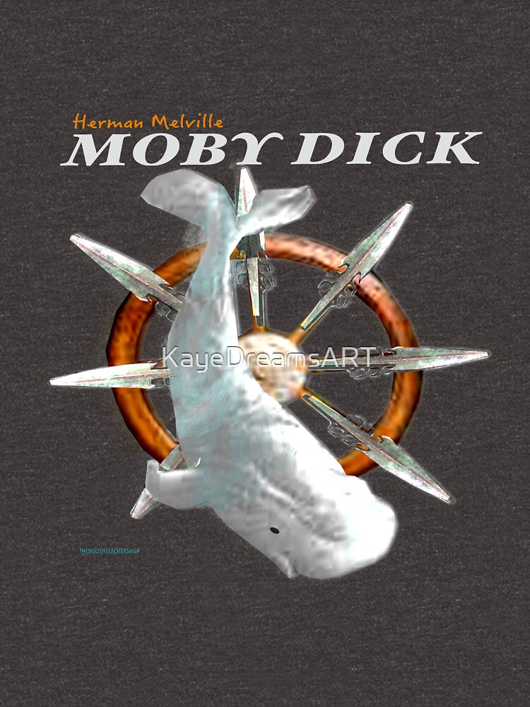 "Moby Dick" T-shirt by KayeDreamsART | Redbubble | herman melville t ...