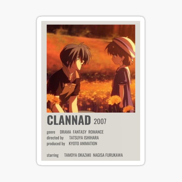 "Clannad minimalist poster" Sticker for Sale by MiikxCry | Redbubble