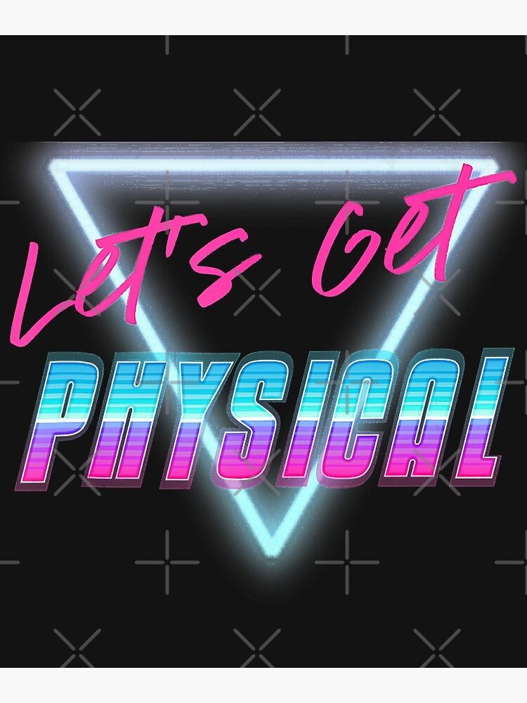 "Classic Physique - Lets Get Physical Workout Gym Rad 80'S Retro ...