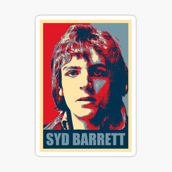 "Syd Barrett" Sticker by Nikoladownes | Redbubble