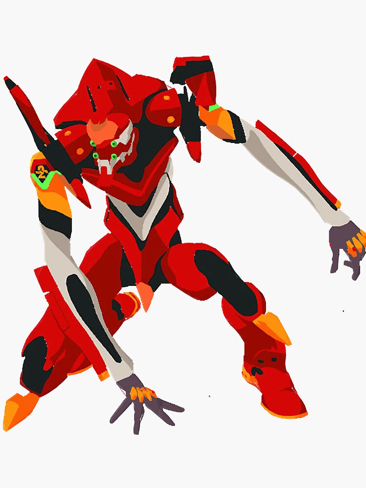 "Eva Unit 02 " Sticker for Sale by doliniImir85 | Redbubble