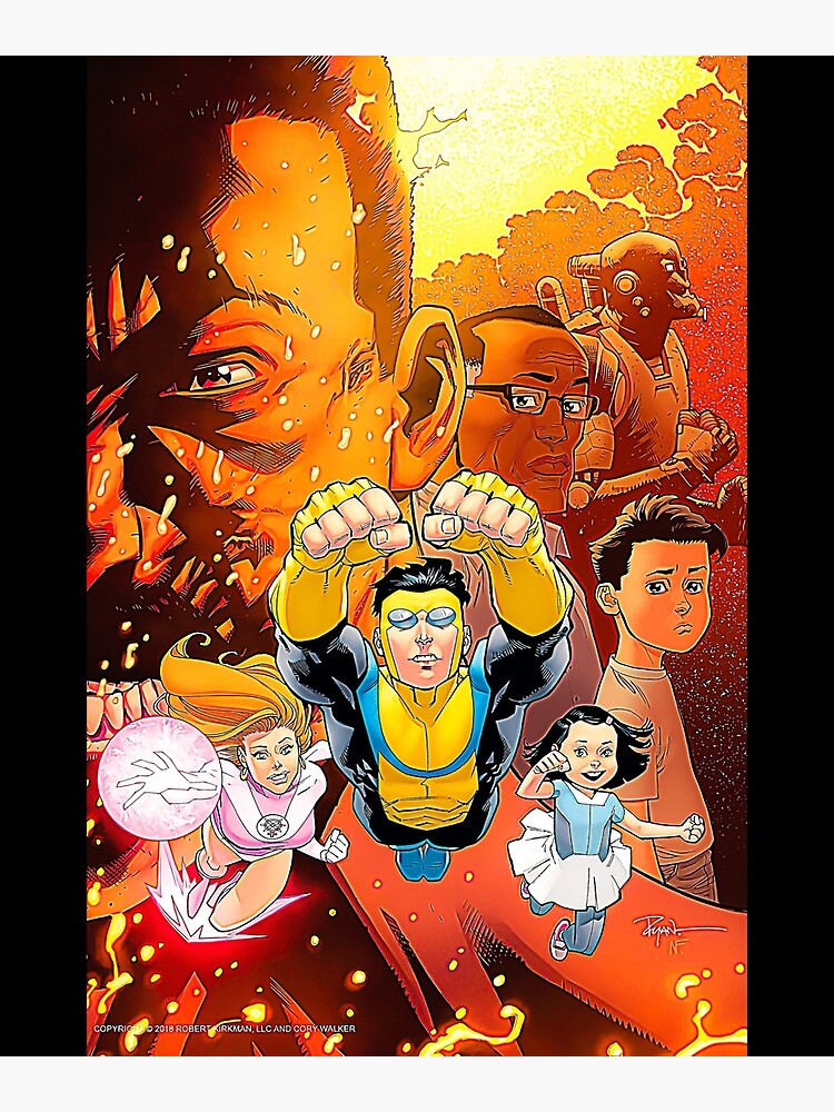 "Invincible Invincible Mark and Omniman Sticker " Art Print by ...