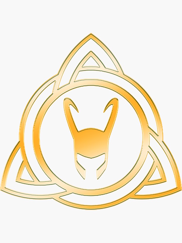 "Loki Gold Badge" Sticker for Sale by menchbb | Redbubble
