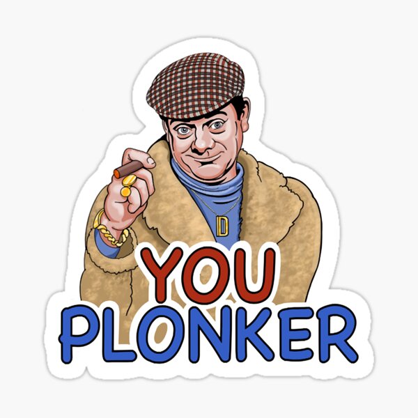 "Plonker " Sticker for Sale by ChrisPullen | Redbubble
