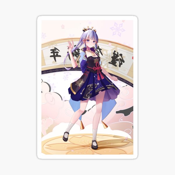 "Kamisato Ayaka Genshin Impact" Sticker for Sale by iuanime | Redbubble