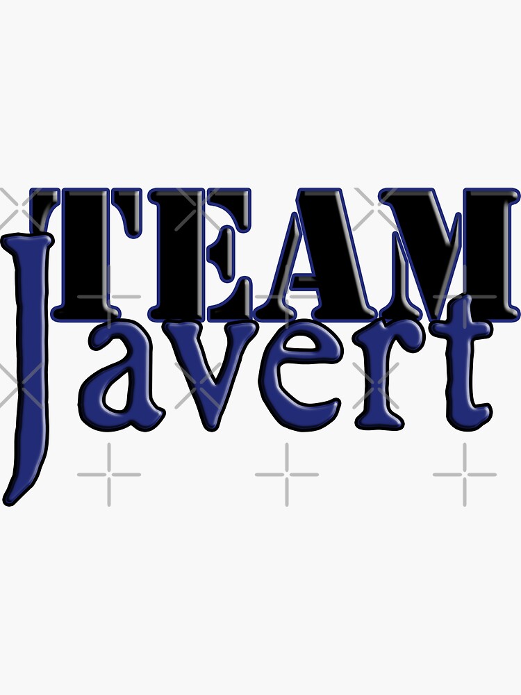 "Team Javert" Sticker for Sale by Leyzel | Redbubble
