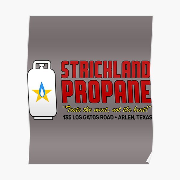 Strickland Propane Wall Art | Redbubble