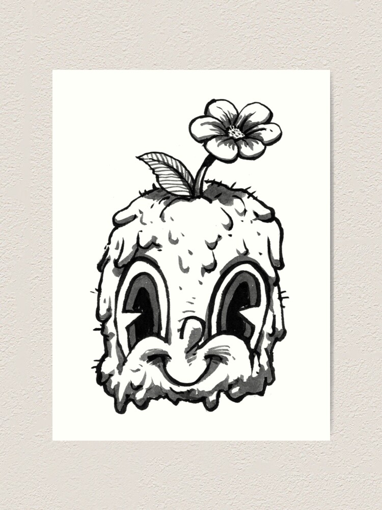 "Mudface Girl" Art Print by briancookart | Redbubble