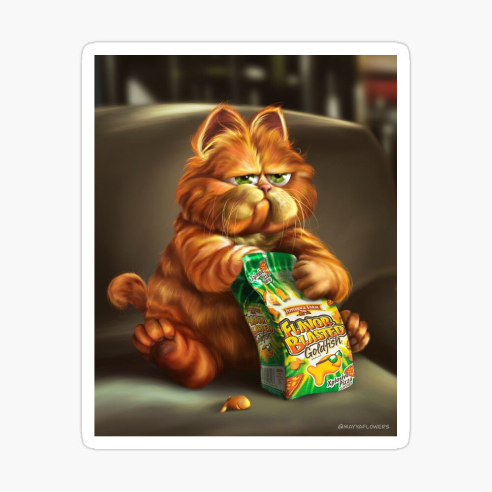 Garfield Comiendo