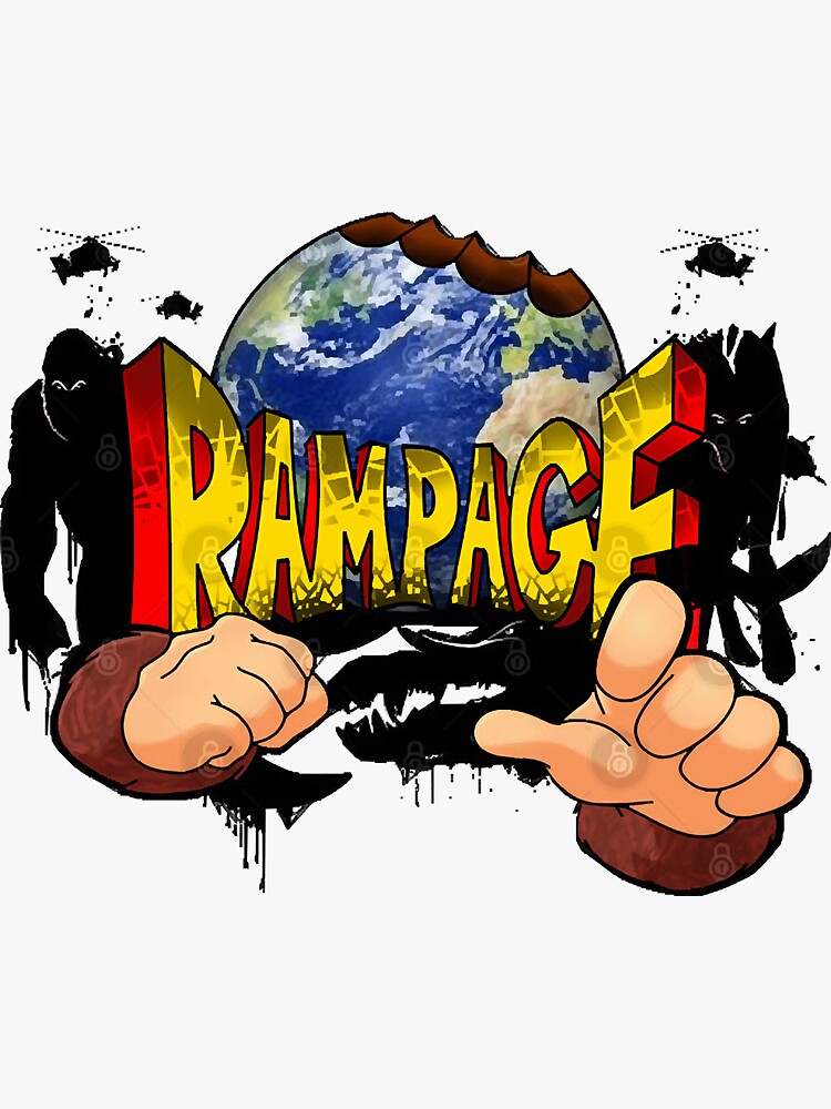 "Rampage " Sticker for Sale by doliniImir85 | Redbubble