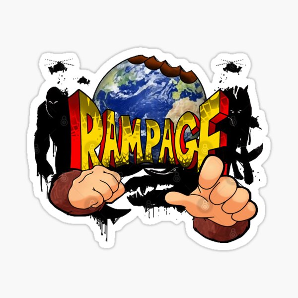 "Rampage " Sticker for Sale by doliniImir85 | Redbubble