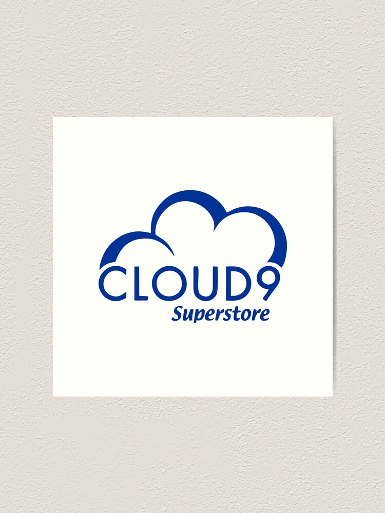 "Cloud 9 Superstore Logo" Art Print for Sale by fionaregn | Redbubble