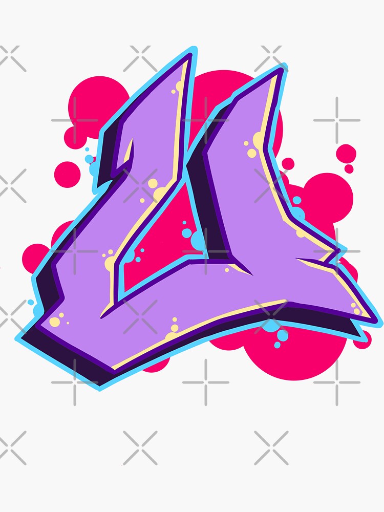 "Letter U - Graffiti Street Art Style " Sticker by CreativeOpus | Redbubble