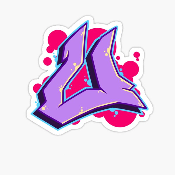 "Letter U - Graffiti Street Art Style " Sticker by CreativeOpus | Redbubble