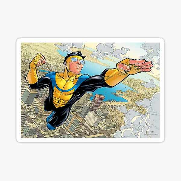 "Invincible drawing Sticker " Sticker by giantunadvised1 | Redbubble