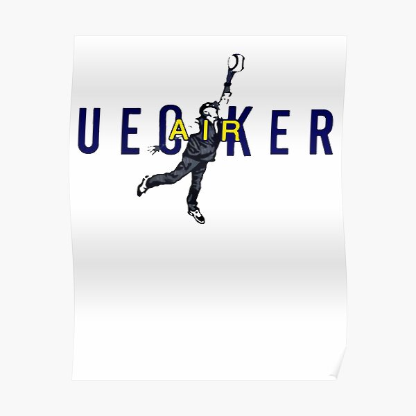"Air Uecker Baseball Designer" Poster by Natalieabc | Redbubble