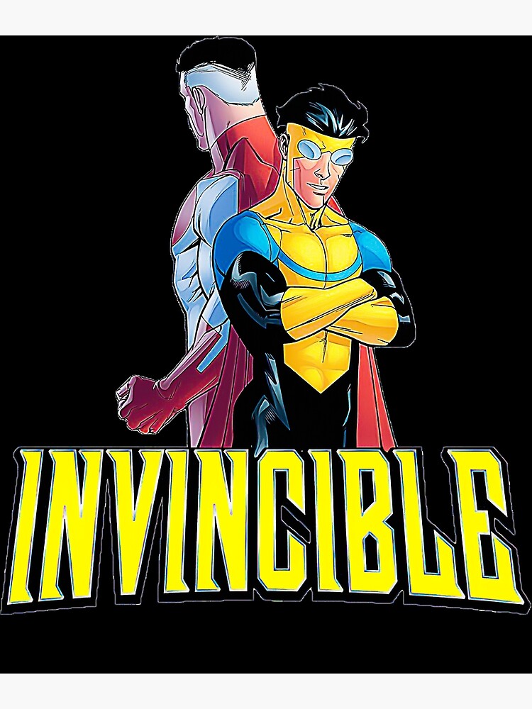 "Invincible Hero Man Comic Flight Poster Classic " Poster for Sale by ...
