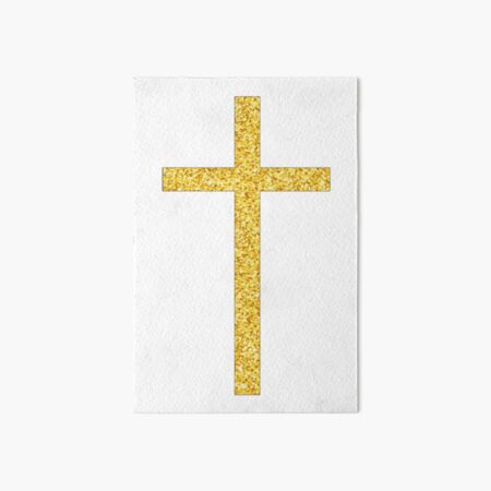 Lámina rígida «La Cruz Dorada (Versión 1) - Cruz Latina» de Buzz77 ...