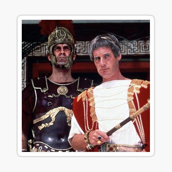 Biggus Dickus Monty Python And The Life Of Brian Sticker By New England Redbubble