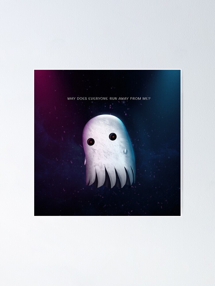 "sweat ghost design & sticker" Poster for Sale by Ogobear | Redbubble