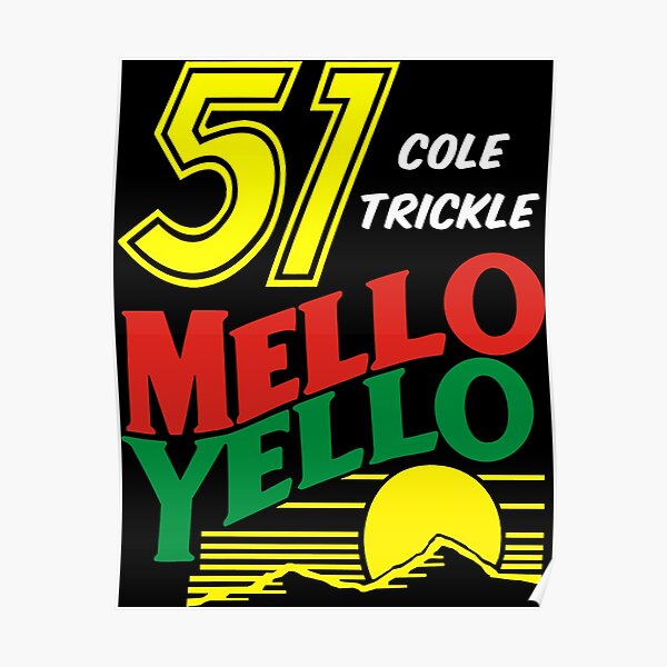 "Cole Trickle 51" Poster by roki340 | Redbubble