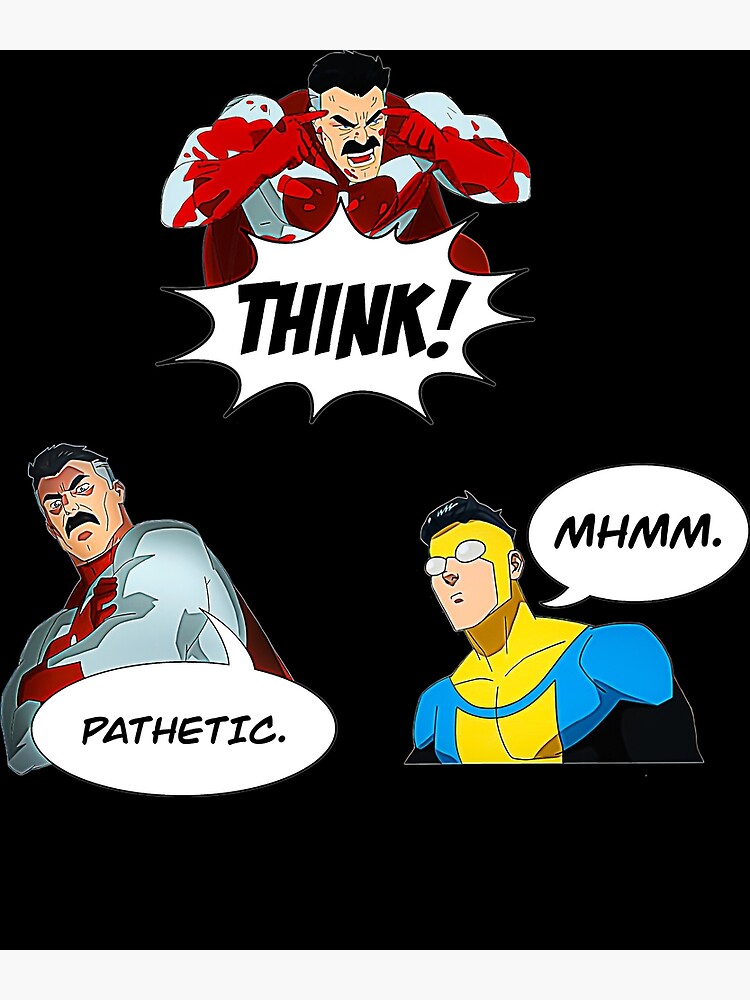 "Invincible Memes Sticker " Poster by giantunadvised1 | Redbubble