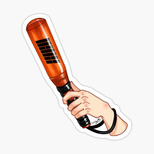 "iKON Lightstick" Sticker for Sale by FireHair | Redbubble