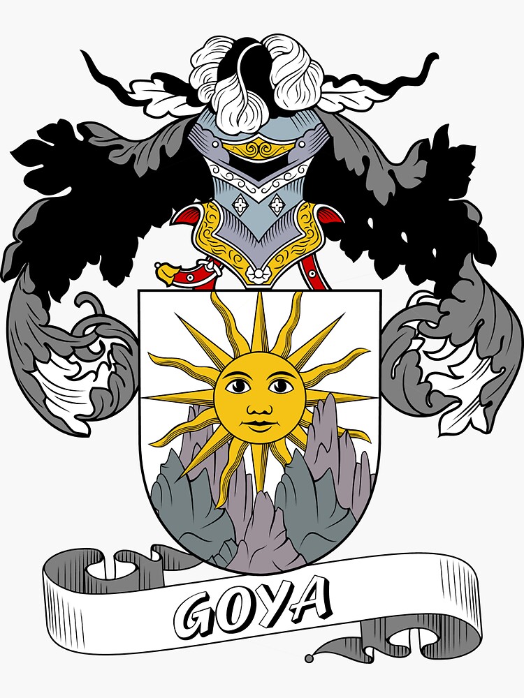 "Goya" Sticker for Sale by HaroldHeraldry | Redbubble