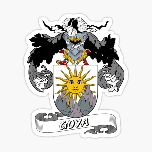 "Goya" Sticker for Sale by HaroldHeraldry | Redbubble