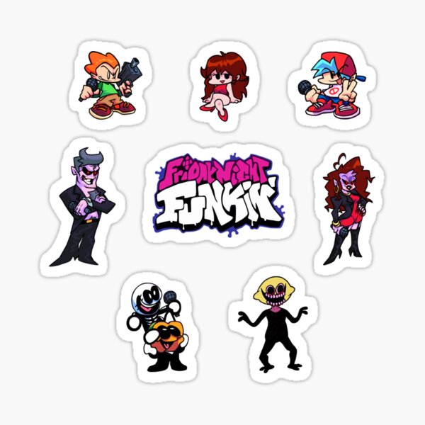 "Fnf Agoti" Sticker for Sale by BradlineShop | Redbubble