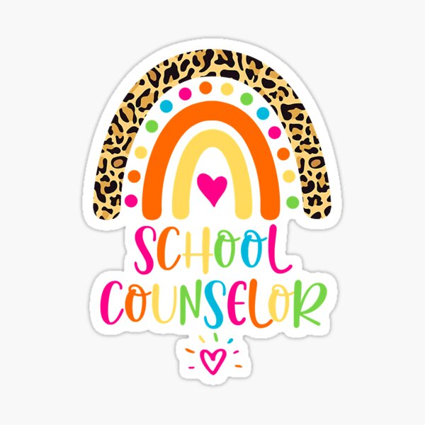 "School Guidance Counselor Rainbow" Sticker for Sale by BundlerVq ...