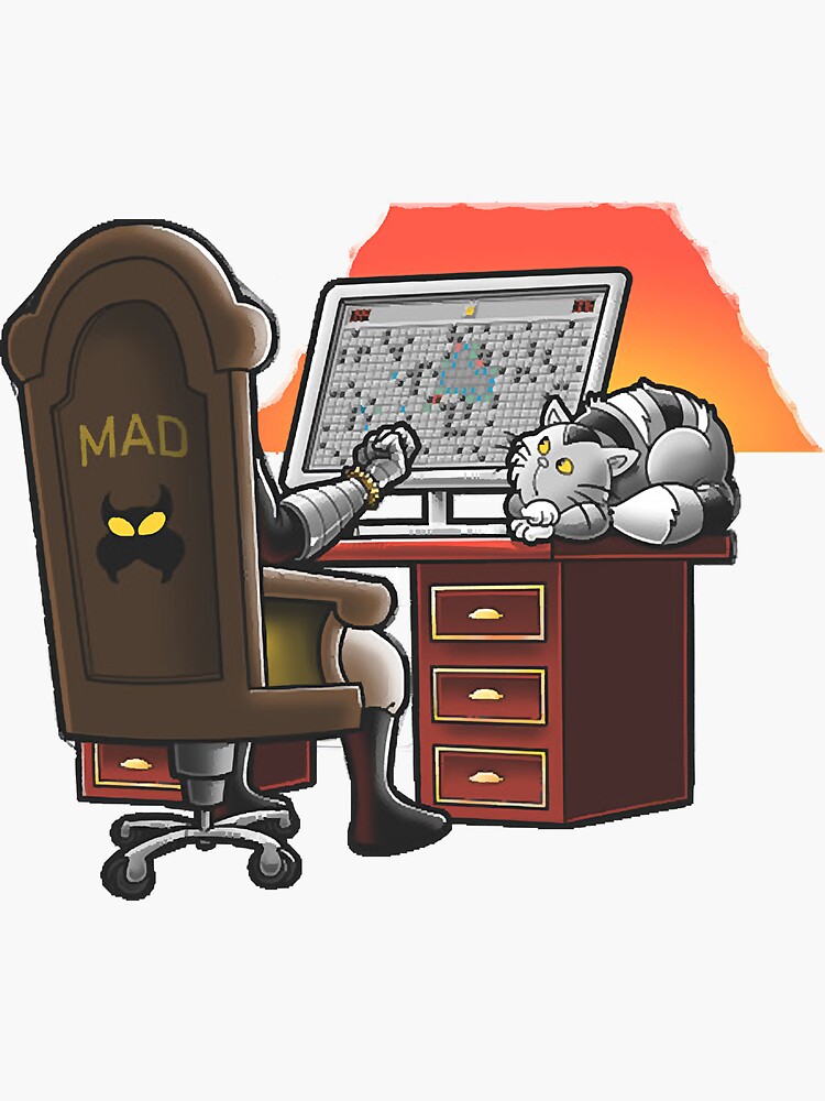 "Minesweeper " Sticker for Sale by Kozeyah1989 | Redbubble