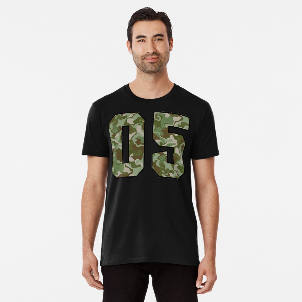"Army Camouflage Number Five Soldiers Lucky Number 5" Sticker for Sale ...