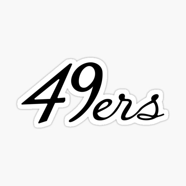 "49" Sticker by sabinako | Redbubble