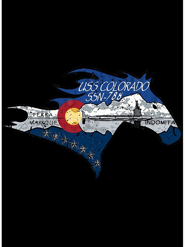 "USS Colorado - SSN 778 - Vintage Insignia " Poster by Aceton85 | Redbubble