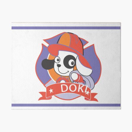 "doki logo" Art Board Print for Sale by sanjeewaart | Redbubble