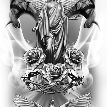 "Gabriel's Tattoo " Art Print for Sale by NakaharA | Redbubble