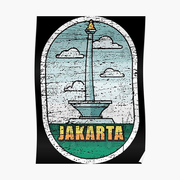 "Jakarta Logo " Poster by Aceton85 | Redbubble