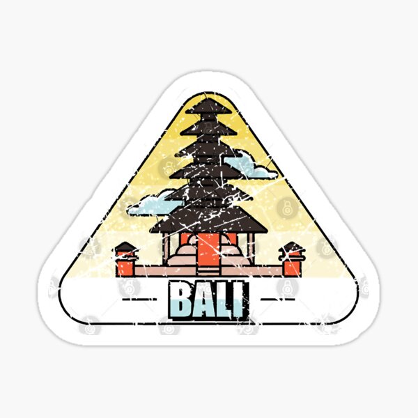 "Bali Indonesia " Sticker for Sale by Aceton85 | Redbubble