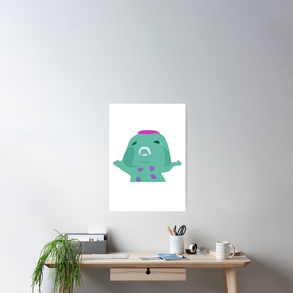 "Screaming Bibble Meme" Poster by popfunbubblegum | Redbubble