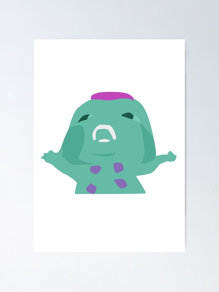 "Screaming Bibble Meme" Poster by popfunbubblegum | Redbubble