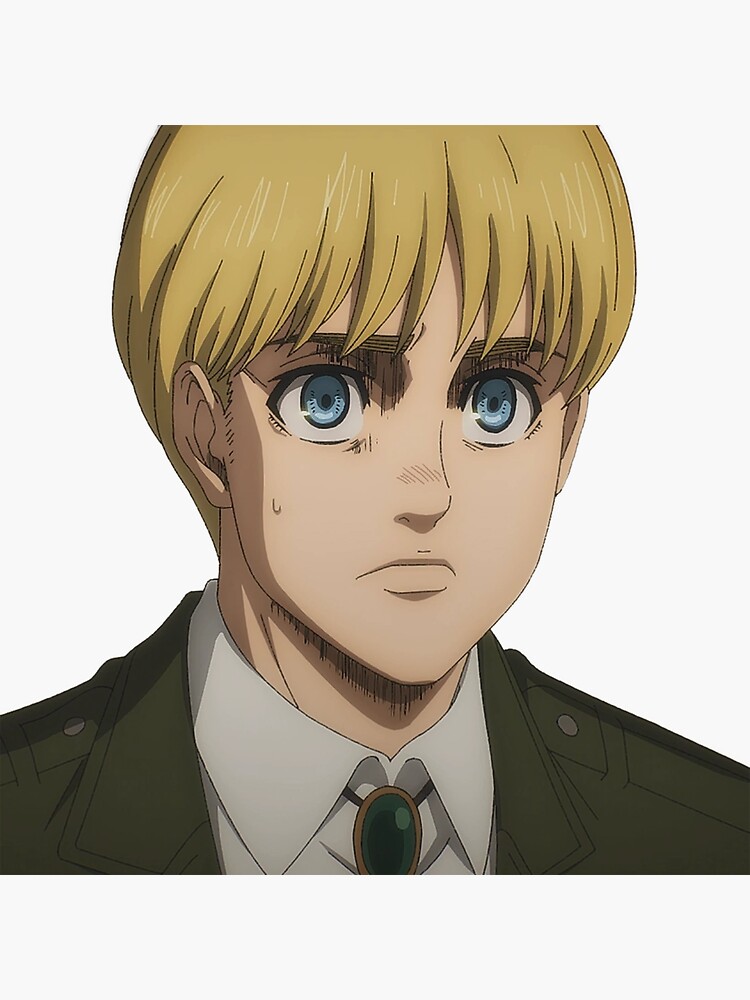"Armin Arlert (Attack on Titan)" Sticker for Sale by kawaiicrossing ...