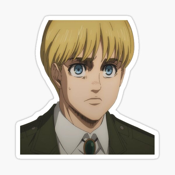"Armin Arlert (Attack on Titan)" Sticker for Sale by kawaiicrossing ...