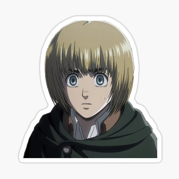 "Armin Arlert (Attack on Titan)" Sticker by kawaiicrossing | Redbubble