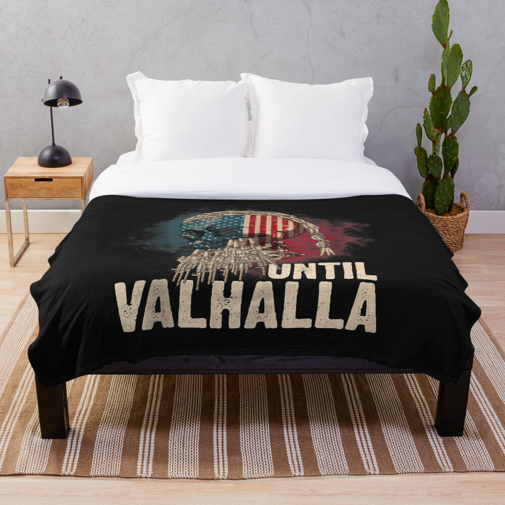 "Until Valhalla Viking US Flag Vintage Shirt-Til Valhalla Tank Top ...