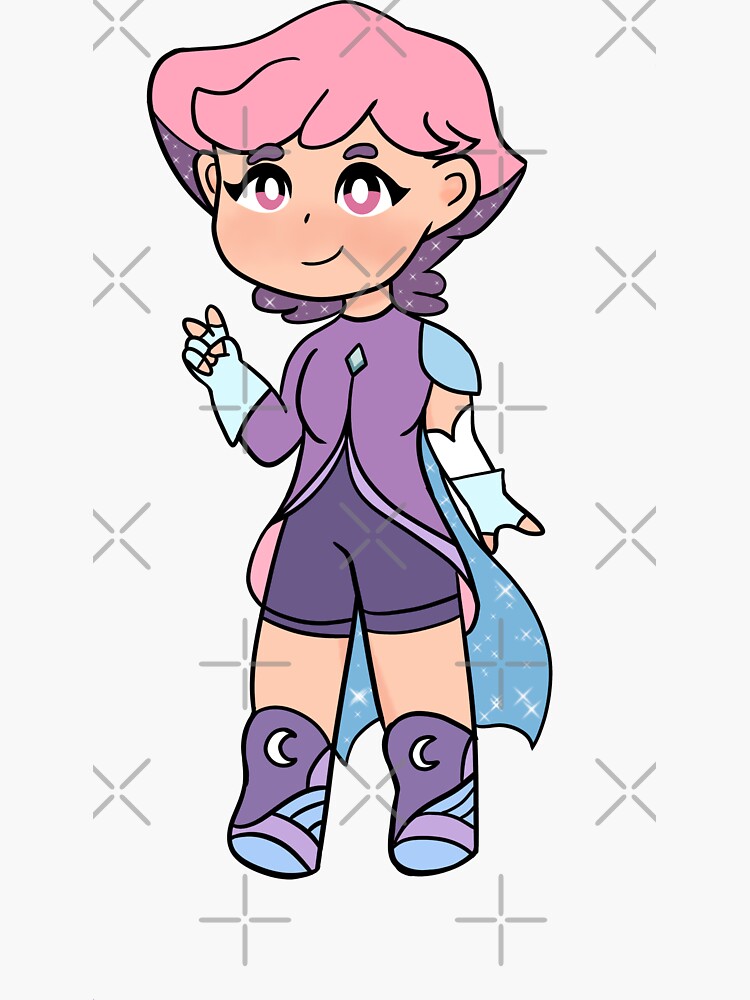 "She ra glimmer chibi" Sticker by CrazedDoodles | Redbubble