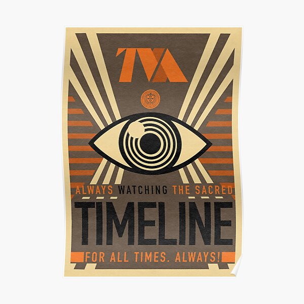 "Loki Sacred Timeline Poster TVA Inspired" Poster for Sale by morinoon ...